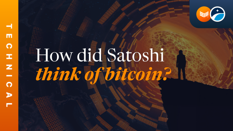 How Did Satoshi Think Of Bitcoin?