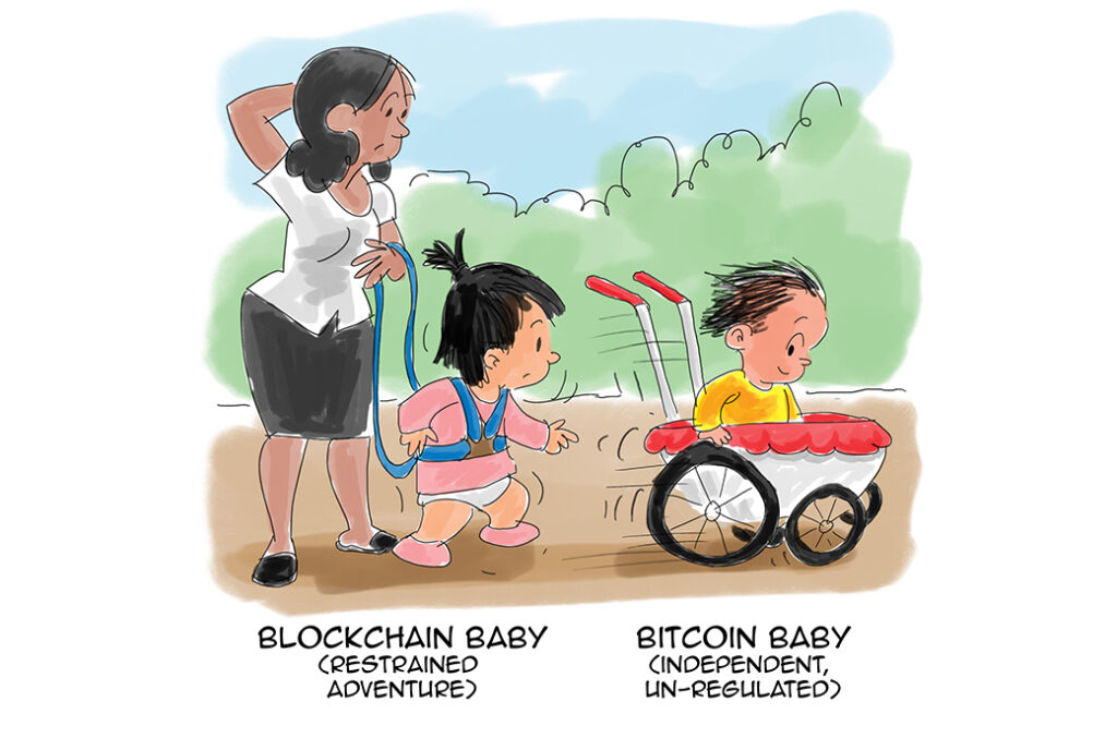 Cartoon: Bitcoin Baby